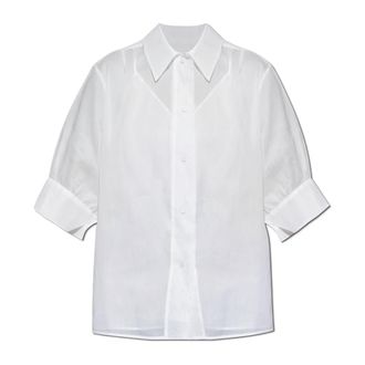 Jil Sander Kurzarmhemd - - Blouses & Shirts - Damen - Wei&szlig; - M