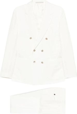 Eleventy Homme, Costumes, Blanc, Taille: XL Costume crois&eacute;