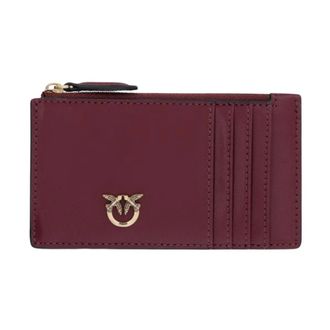 Pinko Pinko - Airone Cardholder - Femme - Accessoires - Violet - Taille: ONE Size