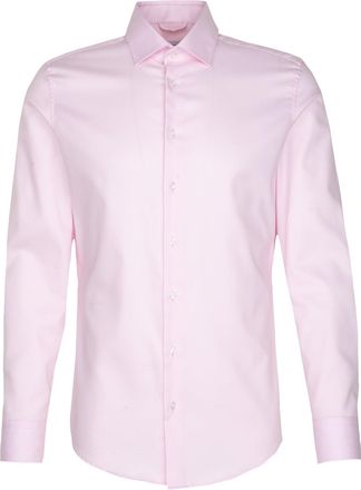 Seidensticker Herren Shaped Fit Langarm Business Hemd, Pink, 42