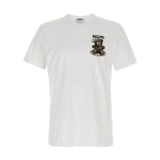 Moschino T-Shirts und Polos mit Teddyb&auml;rendruck - - Tops - Herren - Wei&szlig; - L