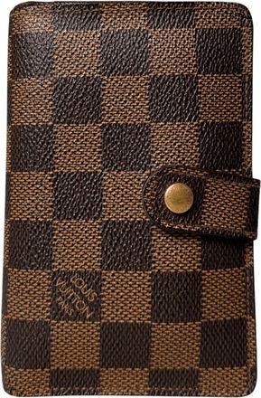 Louis Vuitton Portemonnaie - Louis Vuitton Viennois Geldborse Damier Ebene Brau - Gr. unisize - in Braun - f&uuml;r Damen
