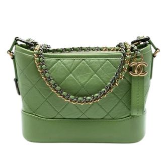 Chanel Pre-owned Gabrielle Umh&auml;ngetasche - - Pre-owned - Damen - Gr&uuml;n - ONE SIZE