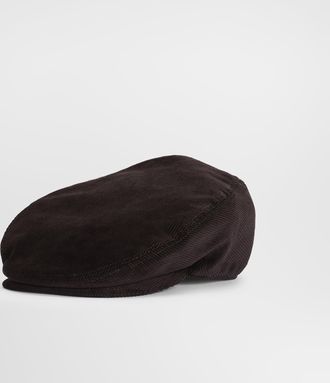 Dolce & Gabbana Schieberm&uuml;tze Aus Cord - Mann H&uuml;te Und Handschuhe Braun 57