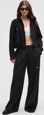 lululemon Plush Velour Mid-Rise Pant für Frauen - Größe XL in Black