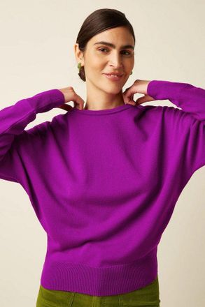 King Louie Strickpullover - Valentina Top Bonne - Weicher Strickpullover mit Rundhals und Langar