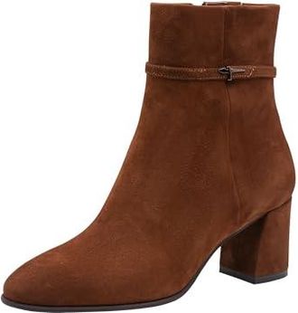 Tamaris Damen Boot Heel 1-25336-43, Bottines pour femme, muscade, 38 EU, Noix de muscade, 38 EU