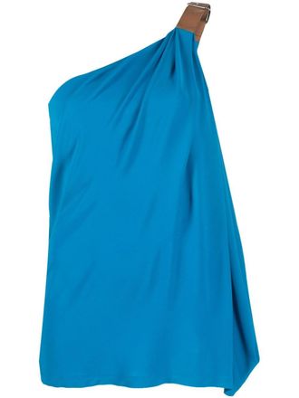 Alberta Ferretti Asymmetrisches Top - Blau