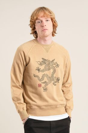 Komodo Herren vegan Sweatshirt Dragon Croissant
