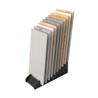 Generic Fliesenst&auml;nder, 10-lagiges Vertikales Regal, Bodenstehende Musterschiene, for Ausstellungsr&auml;ume Von Einzelhandelsgesch&auml;ften, Platzsparend(19.5x52x27cm