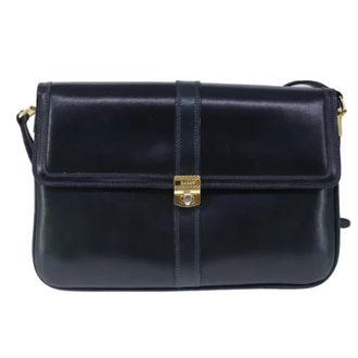 Bally Pre-owned Leder Schultertasche - - Pre-owned - Damen - Blau - ONE SIZE