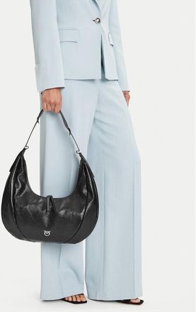 Pinko Handtasche Slouchy Hobo Big PE 25 PLTT 104295 A29J Schwarz
