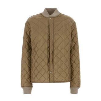 Maison Margiela Quilted Bomber Jacket - - Jackets - Damen - Beige - S
