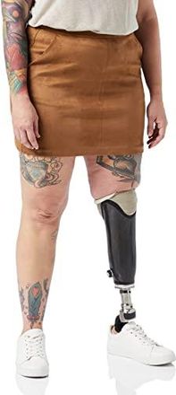 Vero Moda Vero Moda NOS Vmdonnadina Faux Suede Short Skirt Noos, Jupe Femme, Marron (Cognac Cognac), X-Small