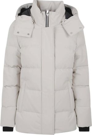 Moose Knuckles Femme, Vestes, Blanc, Taille: 38 FR Cloud Shearling Trim 3Q Jacket
