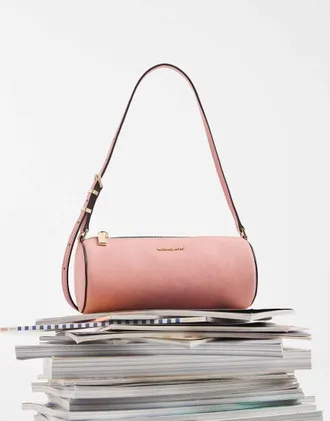Michael Kors Izzy - Petit sac bandouli&eacute; barrel - Rose primev&egrave;re