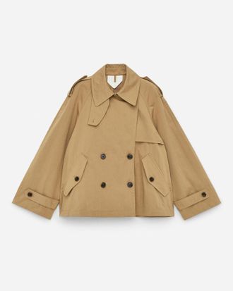 Arket Kurzer Trenchcoat -Beige