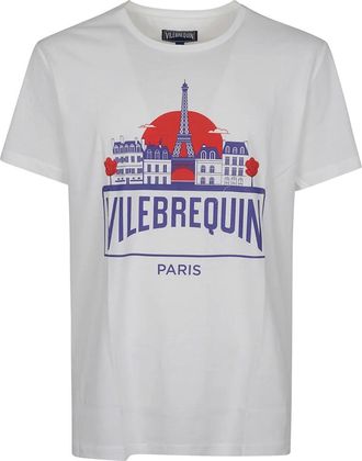Vilebrequin Homme, Tops, Blanc, Taille: M T-shirt Thom
