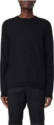 Zanone Homme, Pulls, Noir, Taille: L Pull ras du cou