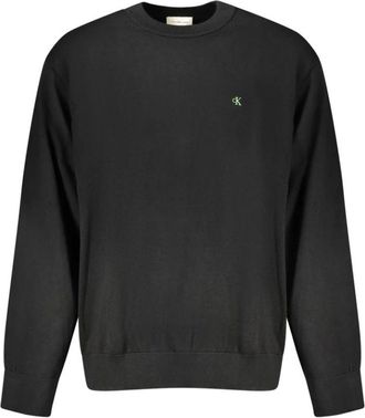 Calvin Klein Homme, Sweatshirts et sweats &agrave; capuche, Noir, Taille: XL Pull Ras du Cou