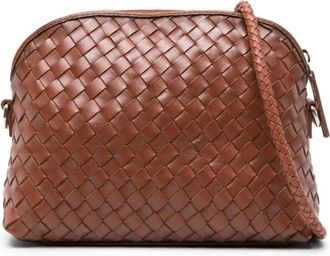 Dragon Diffusion Femme, Sacs, Brun, Taille: ONE Size Chunky Fellini Sac bandouli&egrave;re tiss&eacute; &agrave; la main