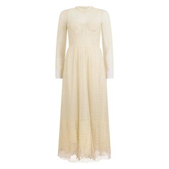 Red Valentino Femme, Robes, Beige, Taille: 40 FR Long elegant dress