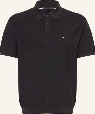 Tommy Hilfiger Piqu&eacute;-Poloshirt schwarz