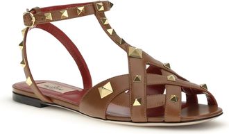 Valentino Garavani Studdy Sandals - Brown
