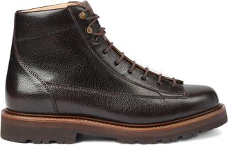 Brunello Cucinelli Hiking-Boots aus Leder - Braun