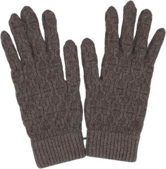 Herm&egrave;s Pre-owned Gants Chain DAncre - Femme - Pre-owned - Brun - Taille: ONE Size