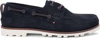 Tommy Hilfiger Bootsschuhe mit Profilsohle und Kontrastdetails in
