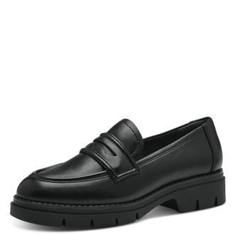Tamaris Damen Slipper Vegan; Black MATT/schwarz; 38 EU