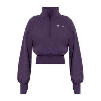 adidas Femme, Sweatshirts et sweats à capuche, Violet, Taille: 40 FR Haut de survêtement Prune