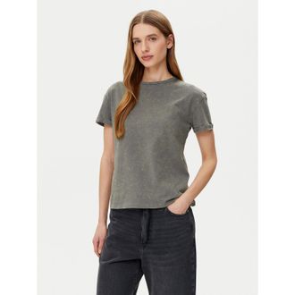 Noisy May T-Shirt Brandy 27033185 Grau Slim Fit