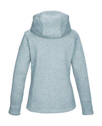 Killtec Fleecejacke KOW 5 WMN KNTFLC JCKT Strickfleecejacke mit verstellbarer Kapuze und Kinnschutz
