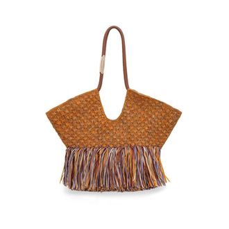Zimmermann Goldentime Medium Fransen-Tote - - Bags - Damen - Braun - ONE SIZE