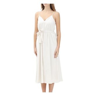 A|X Armani Exchange Femme, Robes, Blanc, Taille: 44 FR Robe en satin