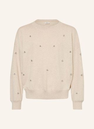 s.Oliver S.Oliver Red Sweatshirt Mit Schmucksteinen weiss