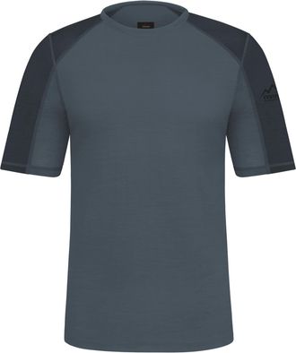 Normani Herren Merino Sommer T-Shirt Halbarmshirt Outdoor Short Sleeve Kurzarm Oberteil Funktionsoberteil Baselayer 100% RWS Merinowolle - Mulesing Frei Farbe