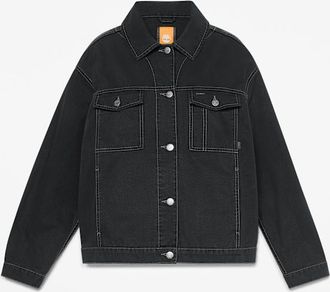 Timberland Trucker-Jacke aus Canvas f&uuml;r Damen in Schwarz, Damen, Schwarz, Gr&ouml;&szlig;e