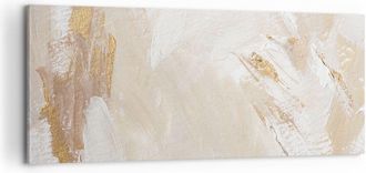 Arttor Panorama Bilder auf Leinwand 100x40cm Leinwandbild Minimalistisch Hell Stück Groß Wanddeko Bild Schlafzimmer Küche Wandbilder Dekoration Wohnzimmer Wa