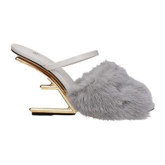 Fendi Damen, Schuhe, Grau, 40 EUGr&ouml;&szlig;e