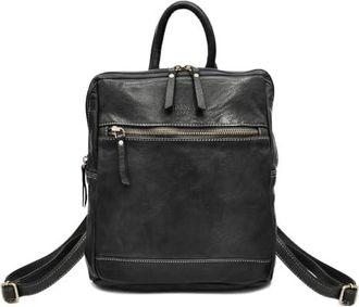 Zerimar | Sac &agrave; dos en cuir v&eacute;ritable pour femme, style d&eacute;contract&eacute; | Sac &agrave; dos en cuir naturel pour femme avec plusieurs compartiments | Id&eacute;al au quotidien| 