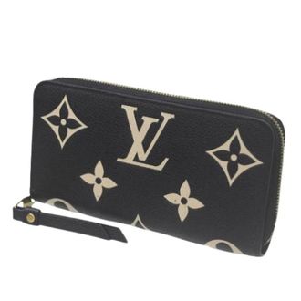 Louis Vuitton Portefeuille long Pre-owned Monogram Empreinte (bi-pli) - Femme - Pre-owned - Noir - Taille: ONE Size