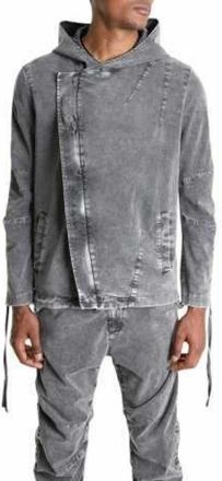 La Haine Inside Us Homme, Vestes, Gris, Taille: M Veste &agrave; effet marbr&eacute;