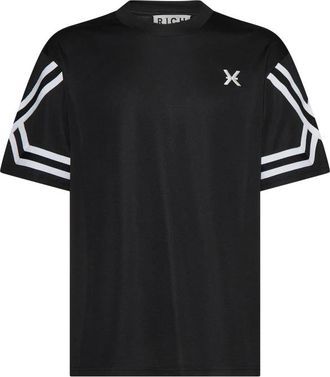 John Richmond T-Shirt mit sportlichen Grafikdetails und ikonischem Logo - - Tops - Herren - Schwarzk - XL