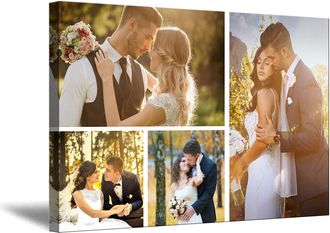 Generic Ividuelles Leinwandbild mit Rahmen Personalisierte Kunstdrucke Personalisieren Sie Ihr Foto auf Leinwand Bild für Schlafzimmer Wohnzimmer Familie Hoch