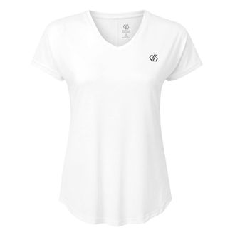 Dare 2B Dare2B Damen Funktionsshirt Kurzarmshirt Vigilant Active T-Shirt, Farbe:Wei&szlig;, Artikel:-900 white, Gr&ouml;&szlig;e:38