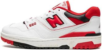 New Balance unisex, Chaussures, Blanc, Taille: 42 EU Baskets Classique Blanc Rouge