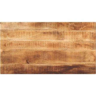 vidaXL Dessus de table rectangulaire bois massif de manguier brut Vidaxl